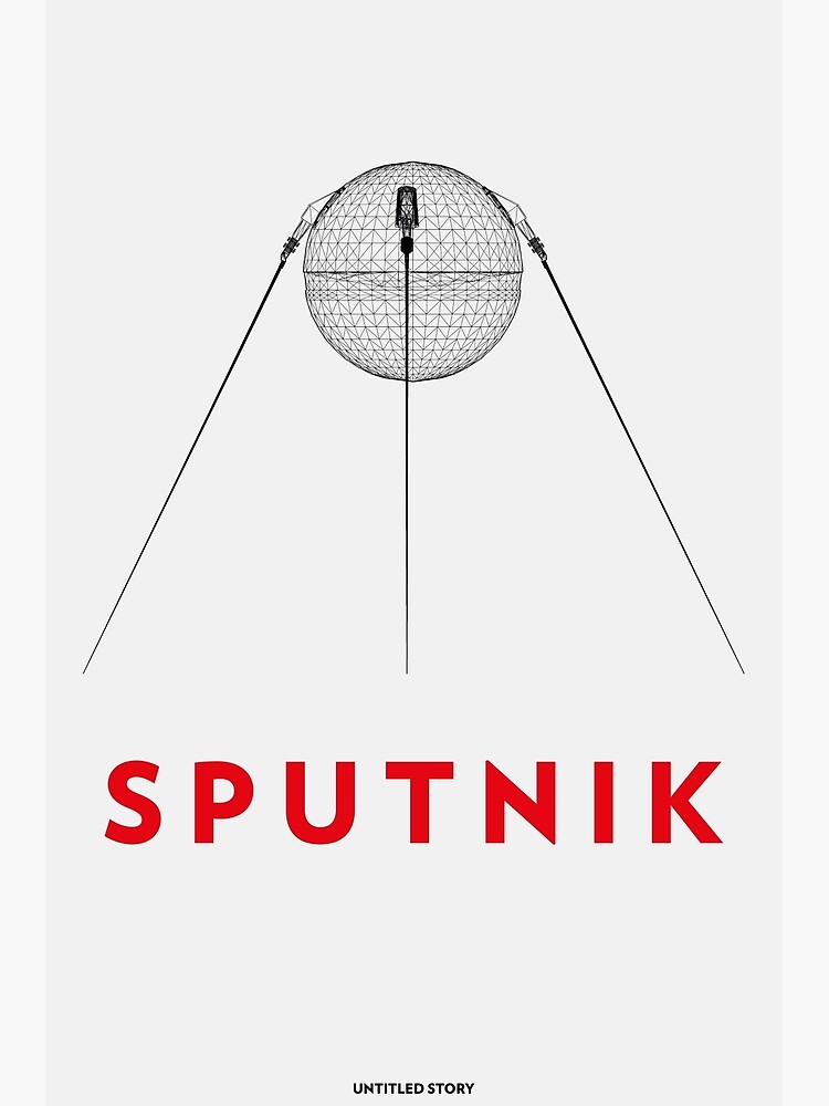 Sputnik 3D wireframe Poster Framed-unframed - Walmart.com