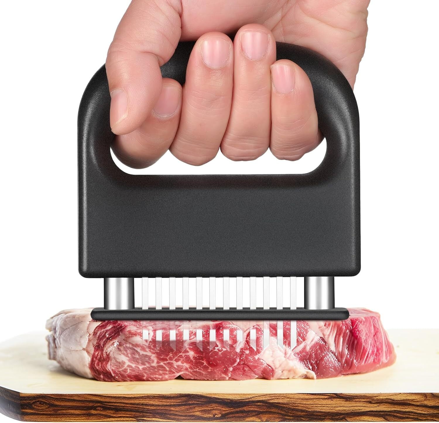 Spvtwiu Meat Tenderizer Tool With 48 Stainless Steel Ultra Sharp Needle