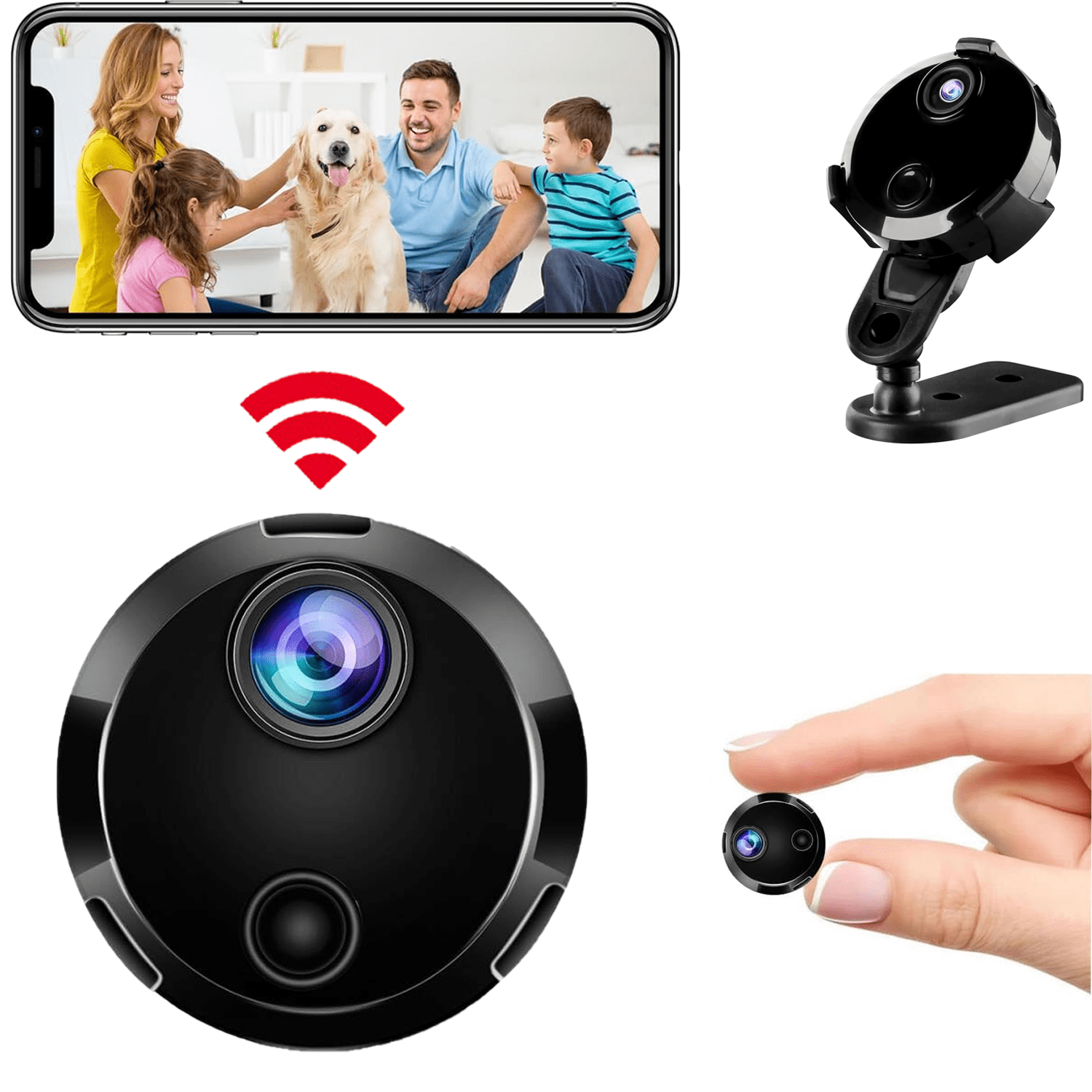 Spy Cameras Hidden Camera,Surveillance Camera,Mini 1080P Wireless ...