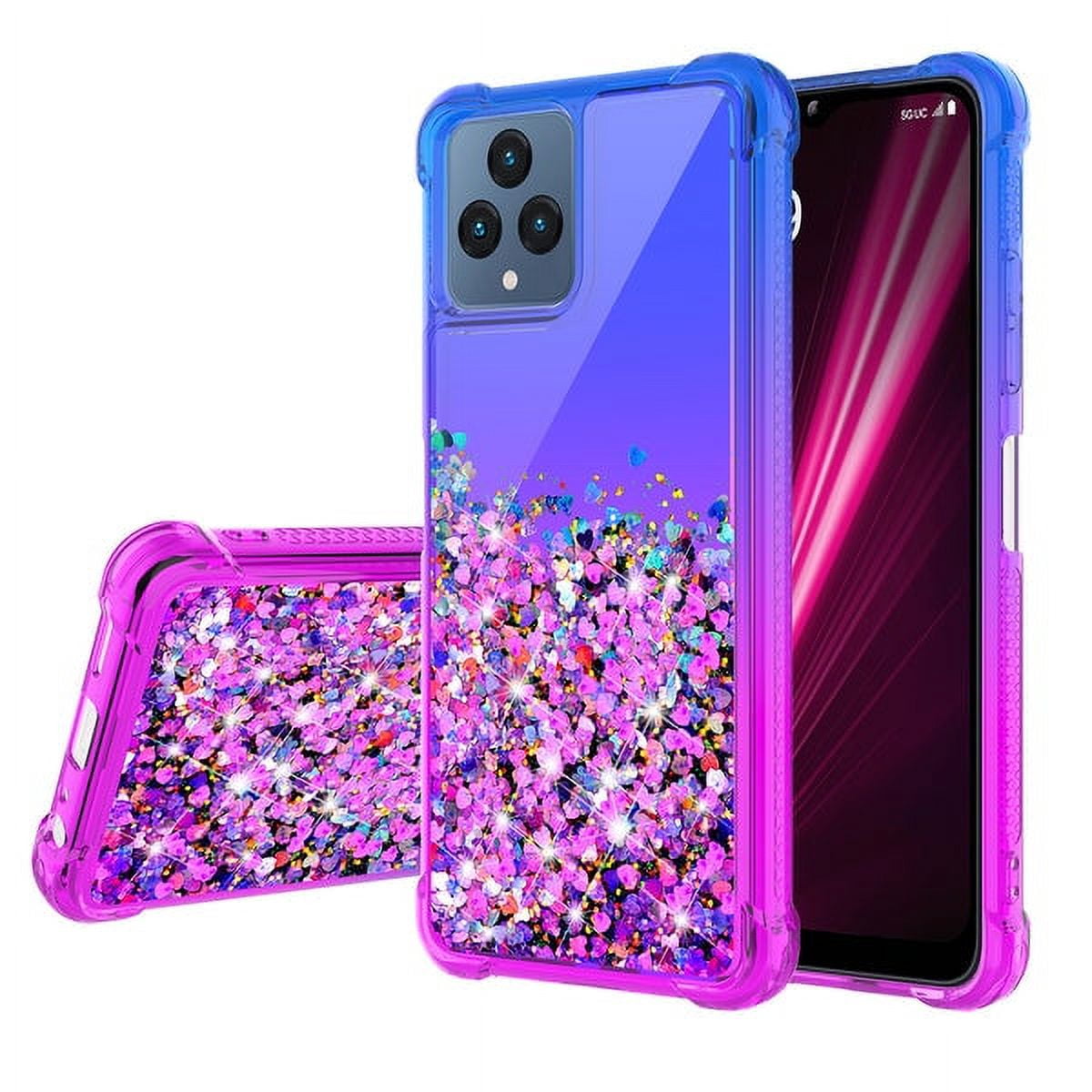 Spy Case for T-Mobile Revvl 6 5G Case Liquid Glitter Phone Case Cover w ...