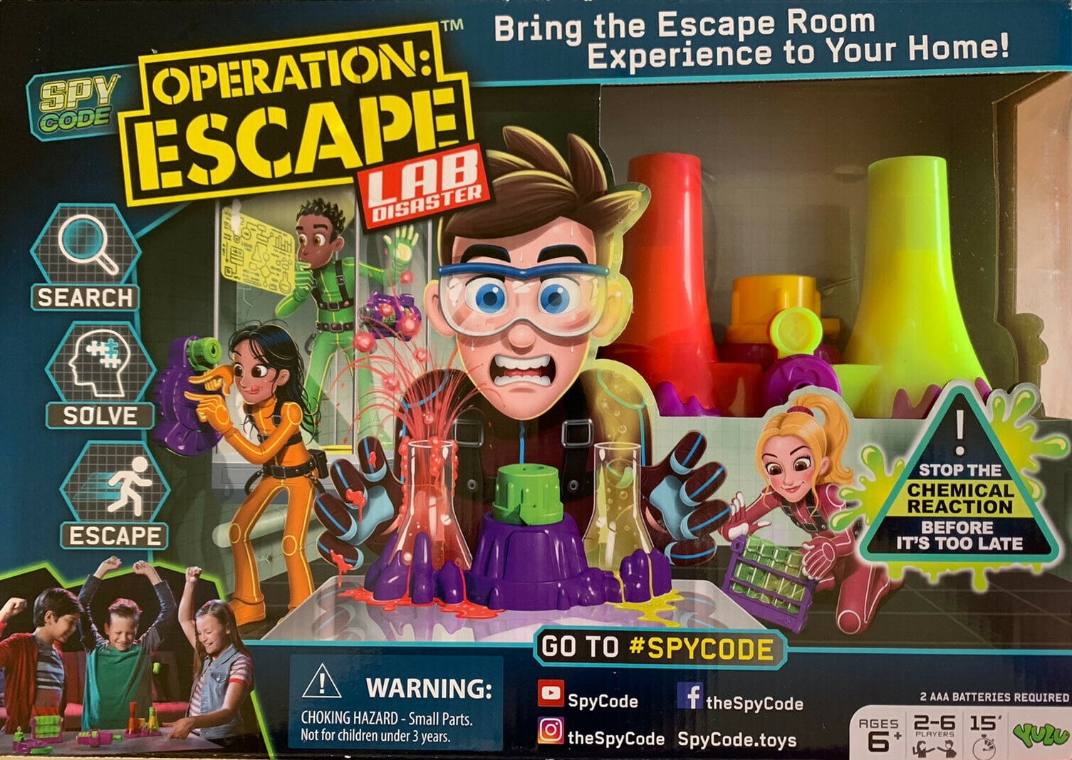 Spy Code Operation Escape Room Lab Disaster - Walmart.com