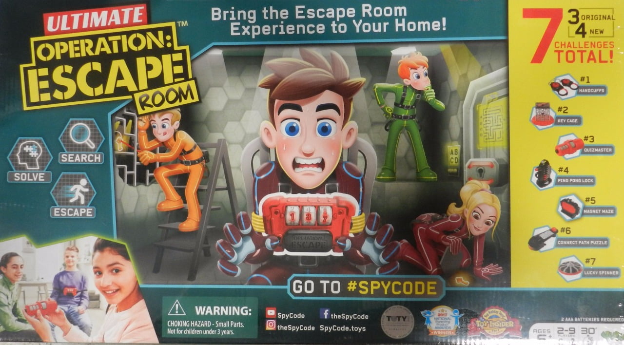 Spy Code Ultimate Operation Escape Room with 3 Original Challenges Plus ...