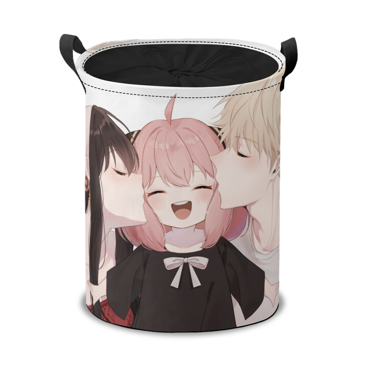 Spy × Family Drawstring Laundry Basket, Foldable Baby Laundry Basket ...