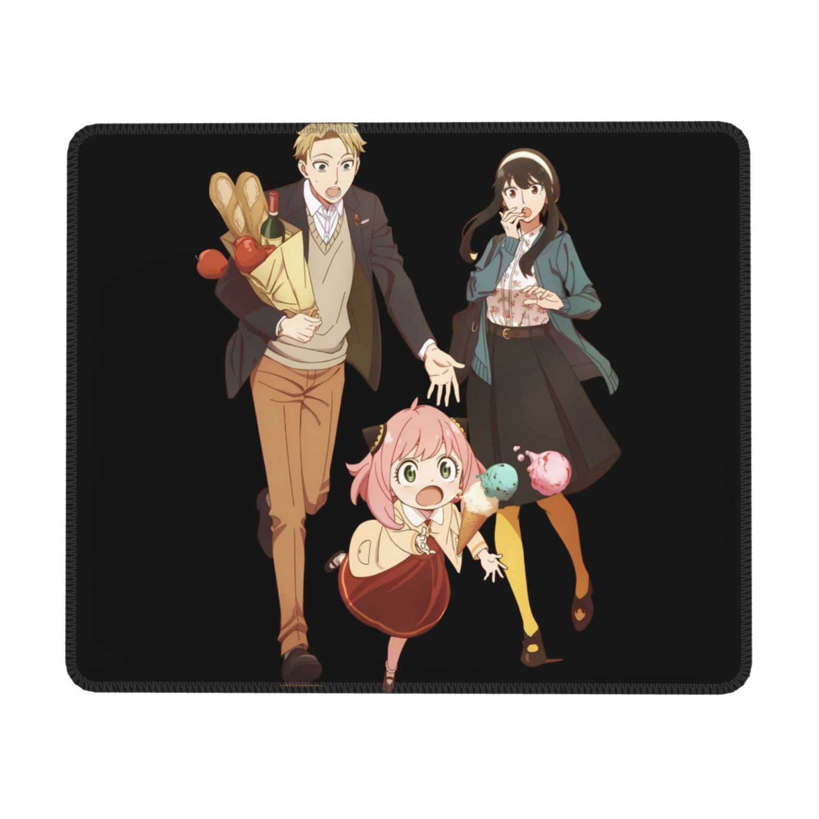 Spy × Family Mouse Pad Square Mouse Pad for Desk Soft Computer Mouse ...