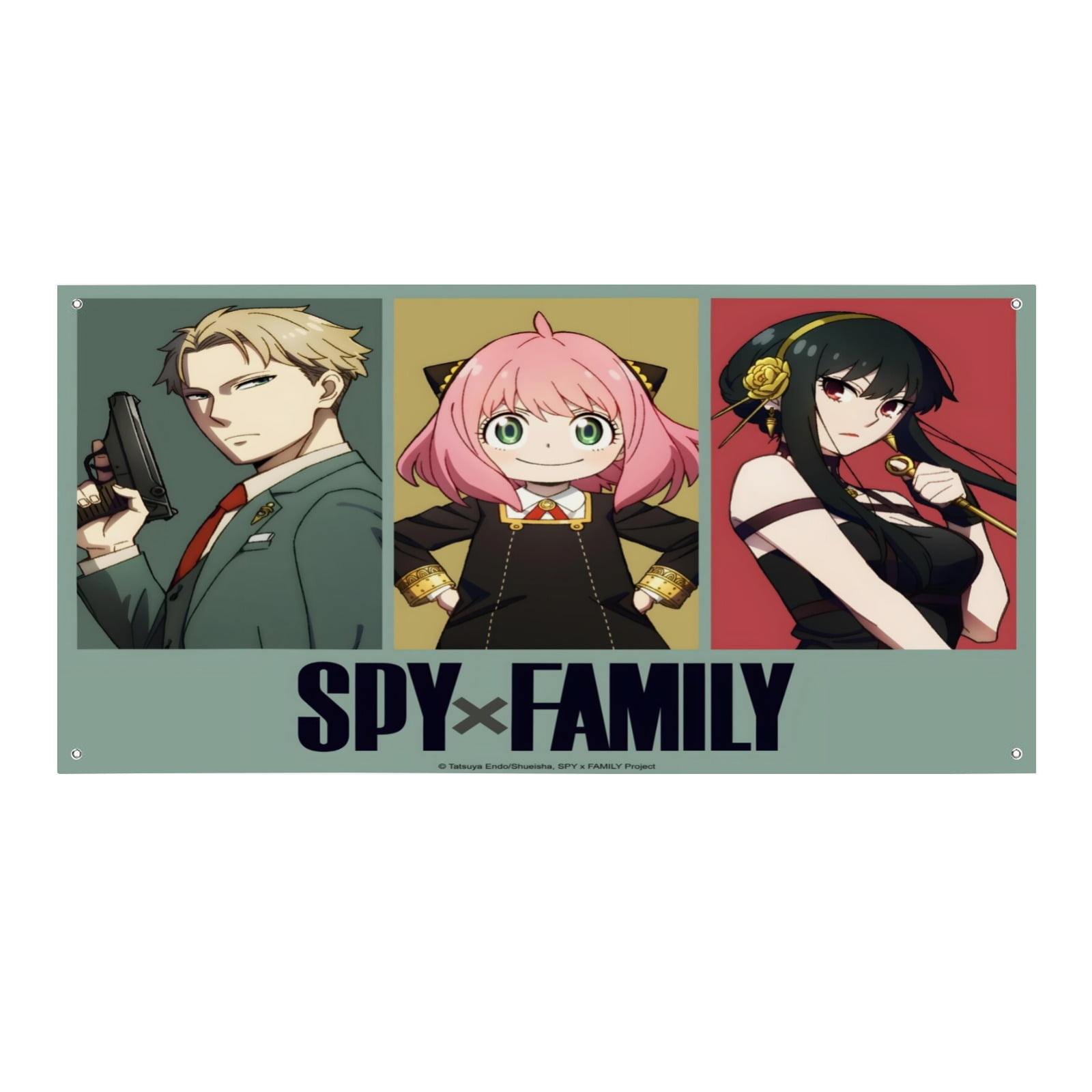Spy × Family-Theme Backdrops Banner Birthday Party Decor Supplies ...
