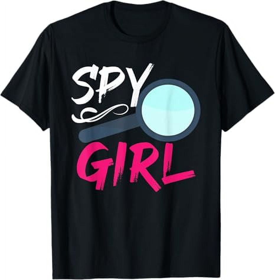 Spy Girl Magnifying Glass T-Shirt - Walmart.com