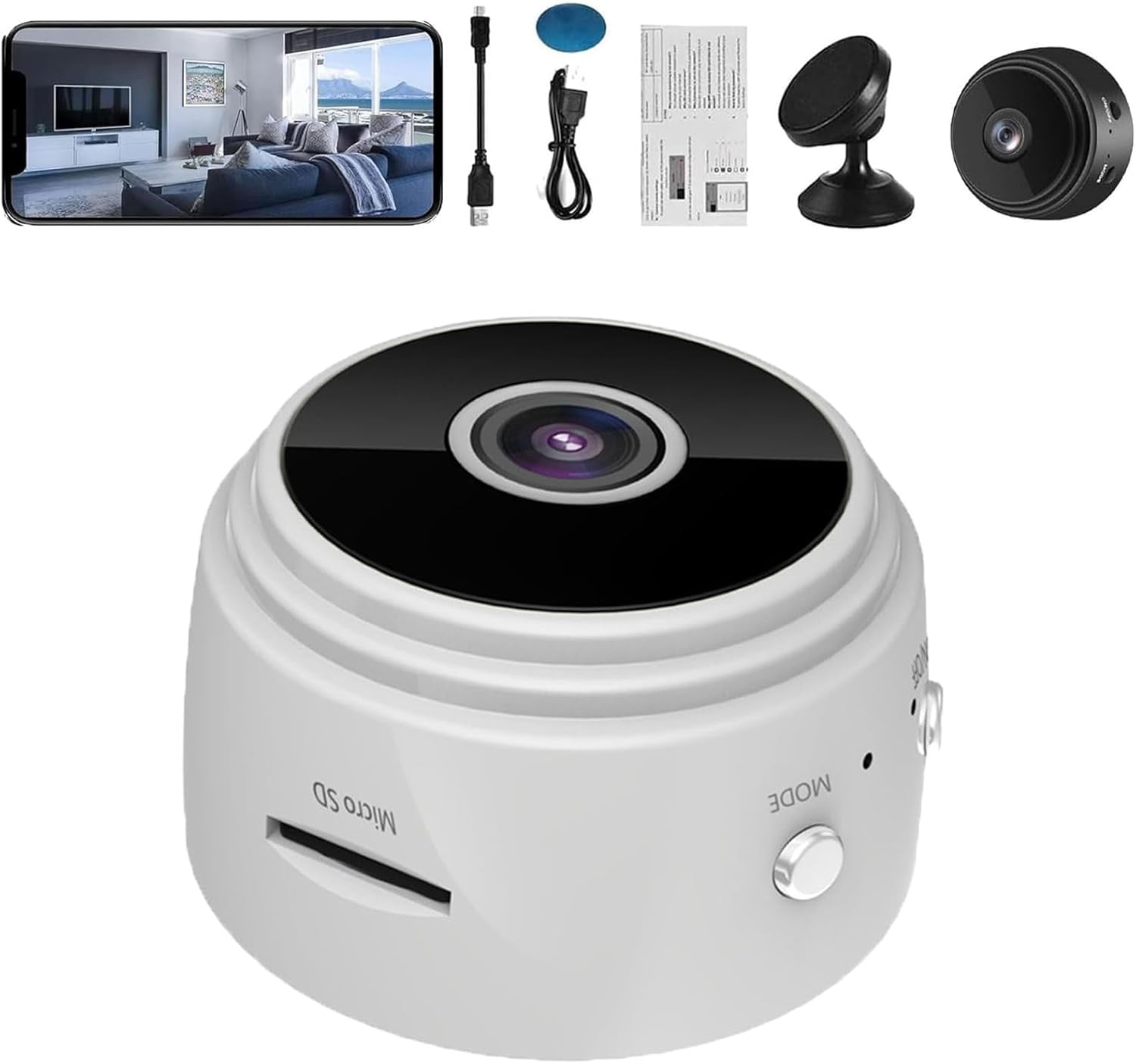 Spy Lens Cam, Secret Scope Magnetic Mini Security Camera, Secret Scope ...