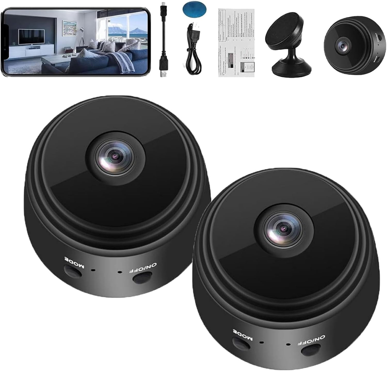 Spy Lens Cam, Secret Scope Magnetic Mini Security Camera, Secret Scope ...