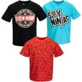 Spy Ninjas Merchandise: Little Boys 3 Pack T-Shirts for Little to Big ...