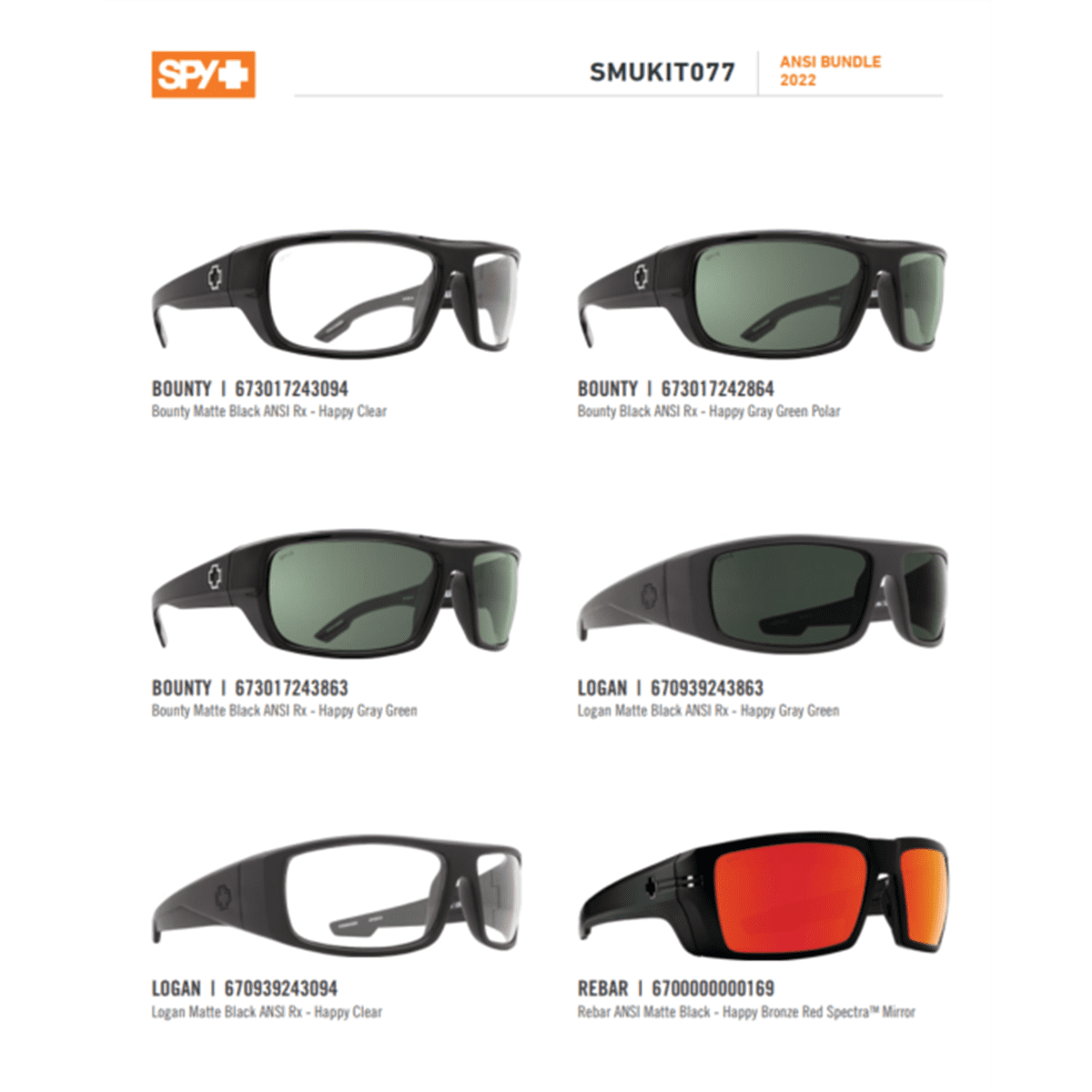 Spy Optics ANSI Bundle - Walmart.com