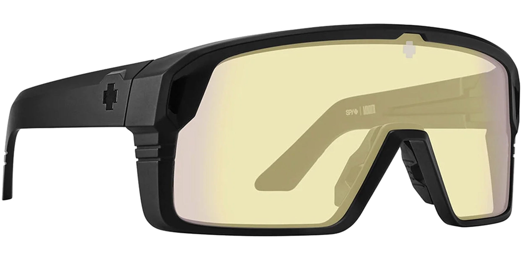 Spy Optics Unisex Monolith Matte Black Shield Gaming Sunglasses ...