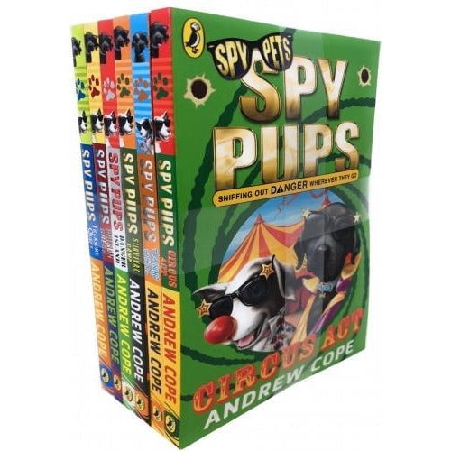 Spy Pups Series Andrew Cope Collection 6 Books Set - Circus Act ...