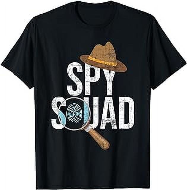 Spy Squad - Magnifying Glass Private Detective Investigator T-Shirt ...