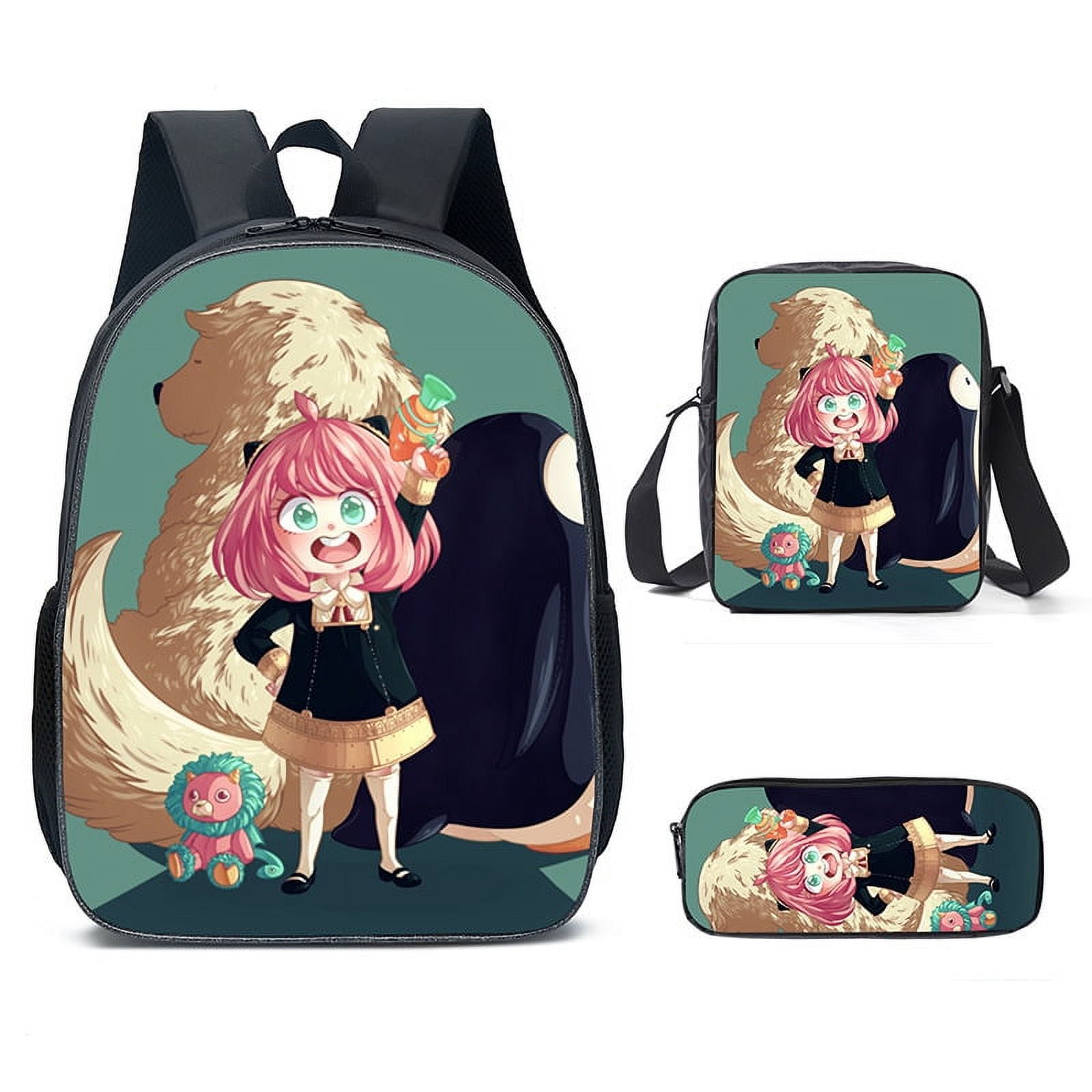 Spy X Family Backpack Three Piece Set School Bag Children'S Shoulder ...