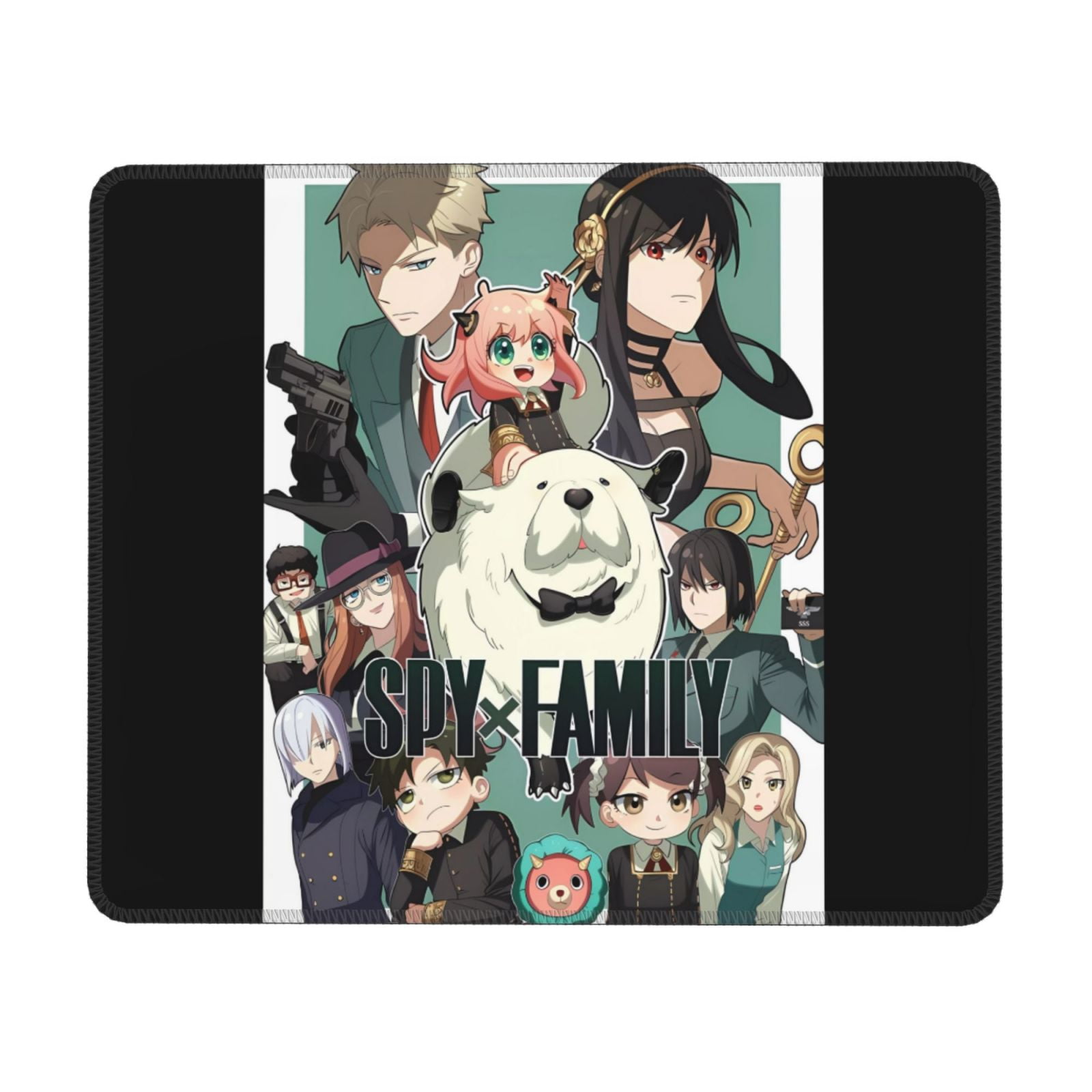 Spy X Family Rubber Lock Edge Mouse pad, Office Desk pad, Writing pad ...