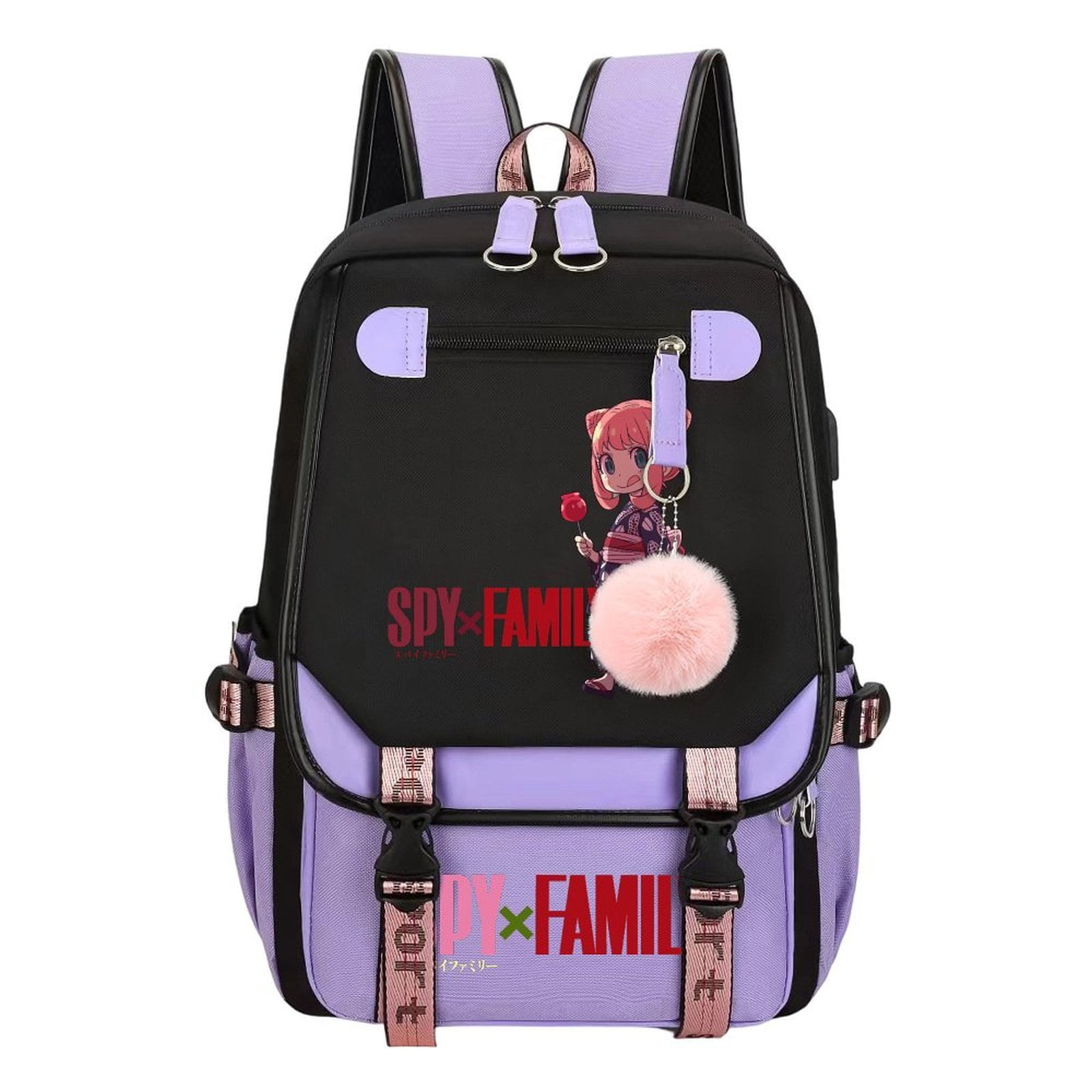 Spy X Family Schoolbag Unisex Large Capacity Adjustable Shoulder Strap ...