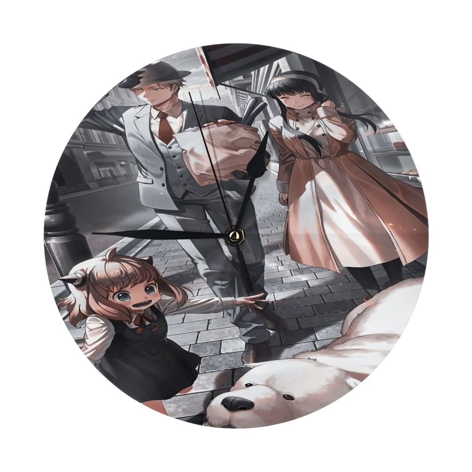 Spy x Family Anime Wall clock Decorative for Living Room Kitchen Home ...