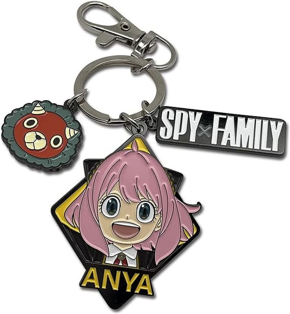 Key Chain - Spy X Family - Anya Forger Three Charm Keychain - Walmart.com