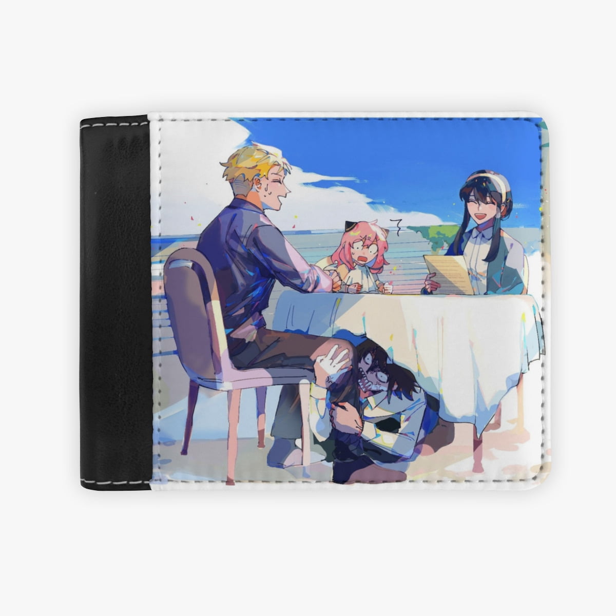 Spy x Family Slim Wallet for Men ID Window with RFID Blocking Front ...