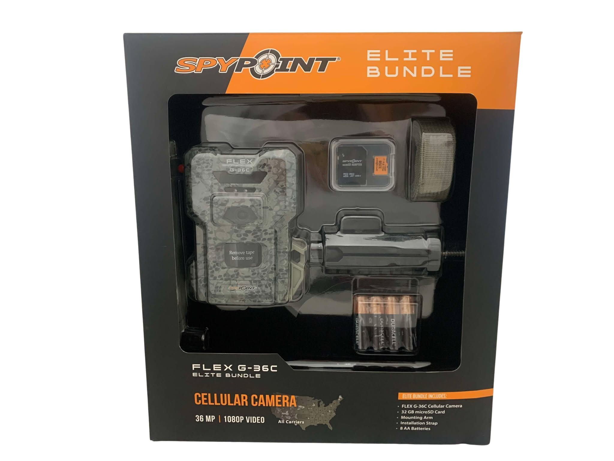 SpyPoint Cellular Camera Flex G-36C Elite Bundle 3 - Walmart.com