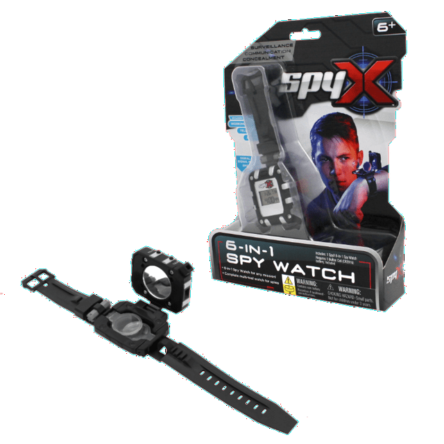 SpyX / 6-in-1 Watch - 6 Functions Spy Toy Watch. Includes: Telescope ...