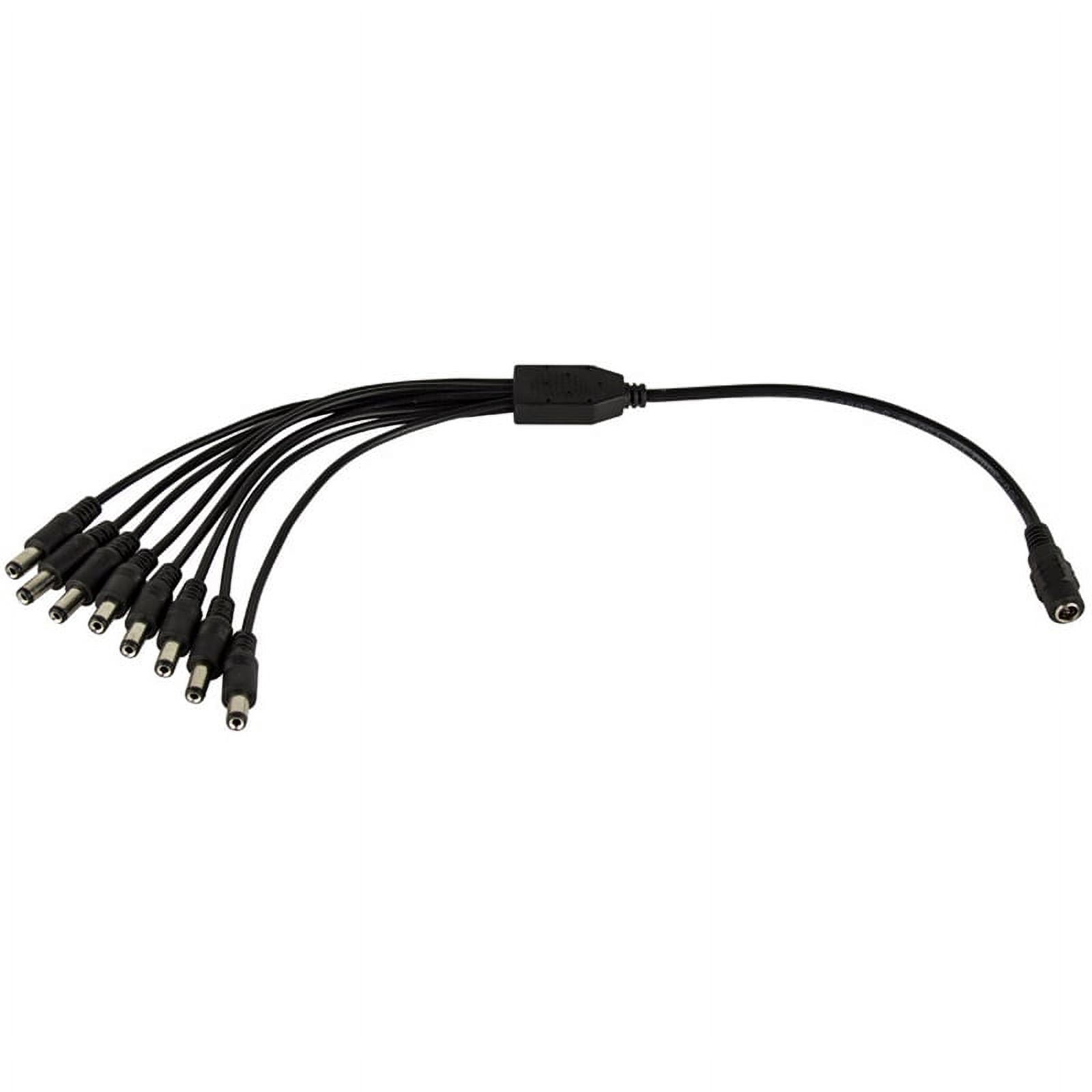 Spyclops SPLIT8 8 Male to 1 Female 12 Volt DC Power Splitter for CCTV ...