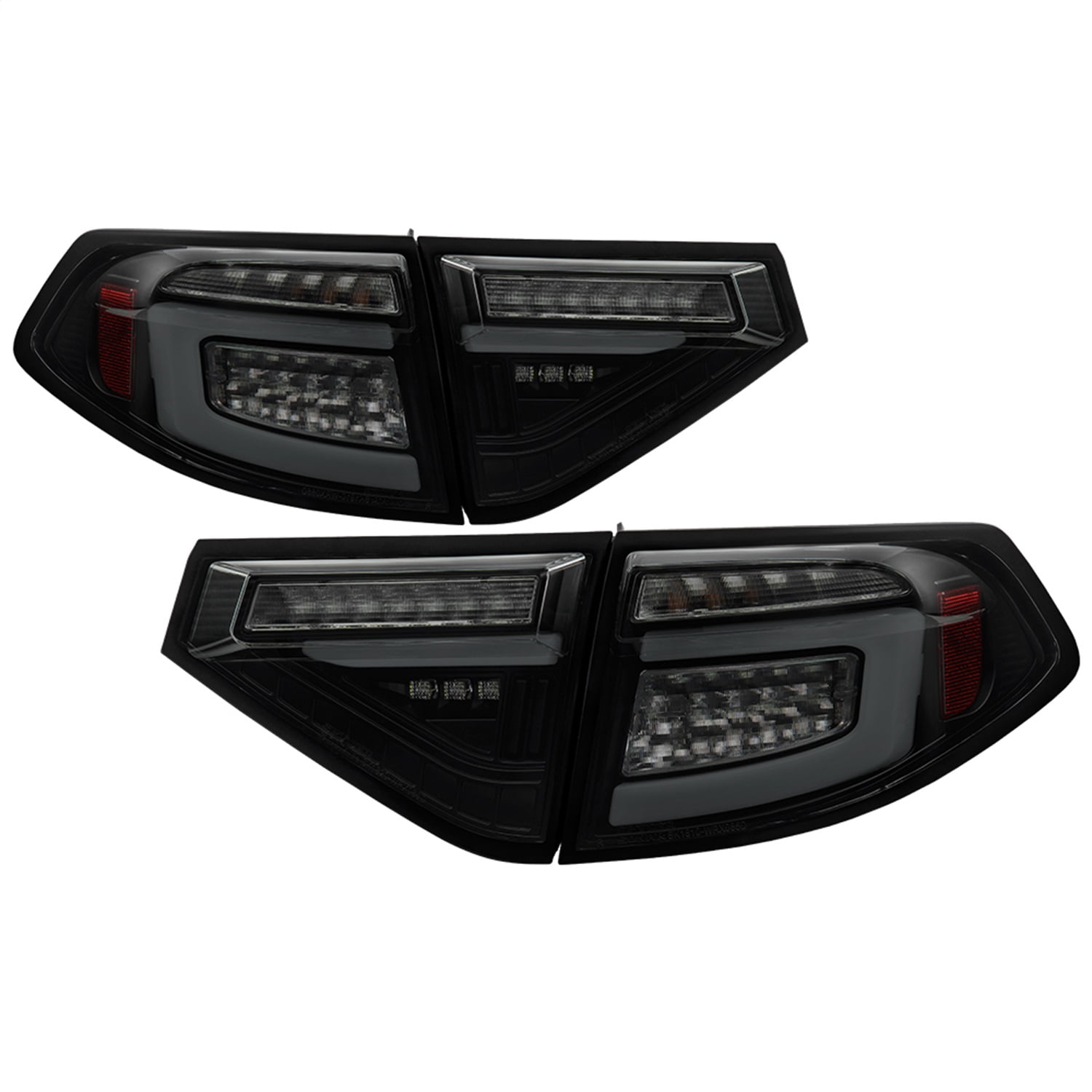 Spyder 08-14 Subara Impreza WRX Hatchback LED Tail Lights Seq Signal ...