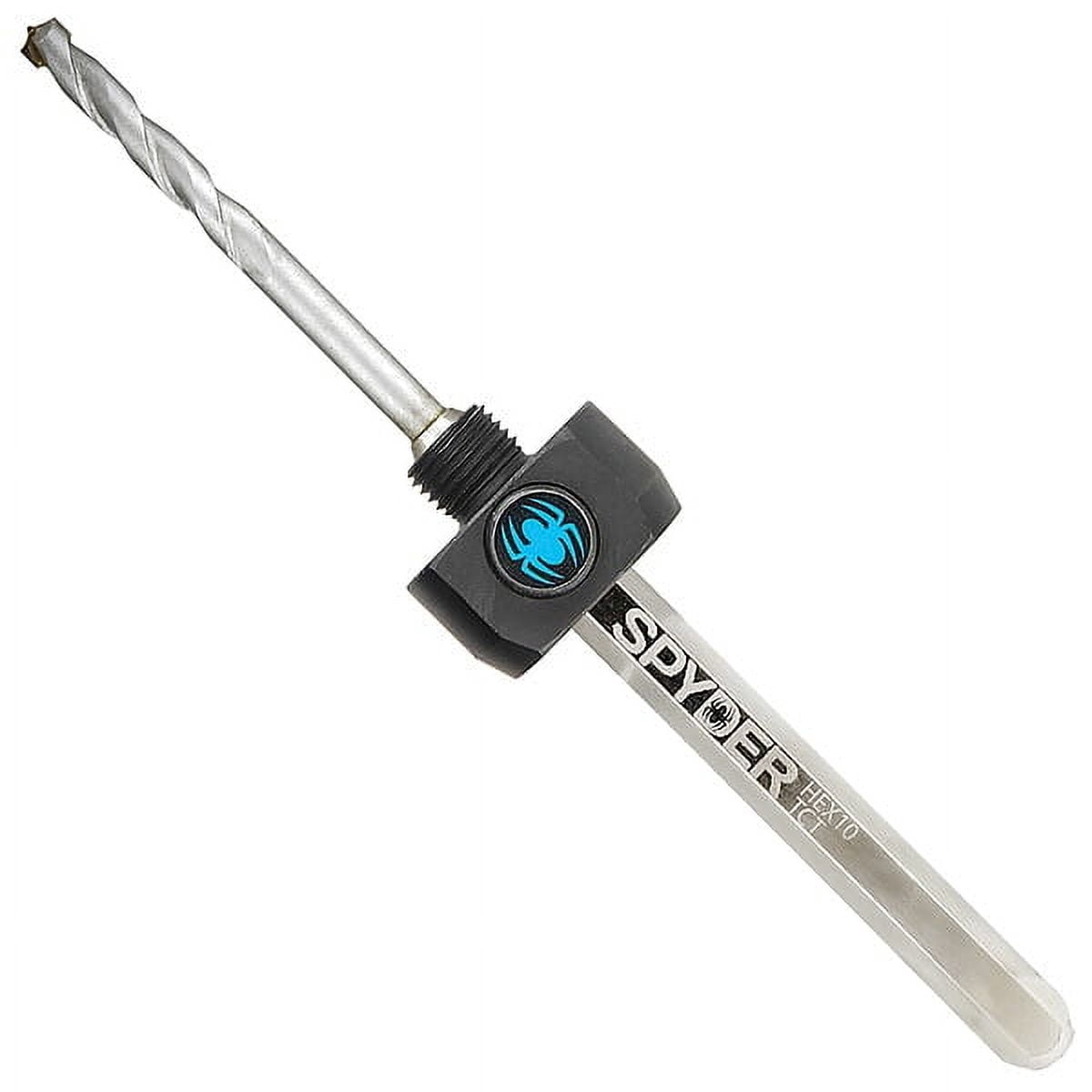 Spyder 600634H Quick Change Hole Saw Arbor Pilot Drill Bit with 1/2 ...