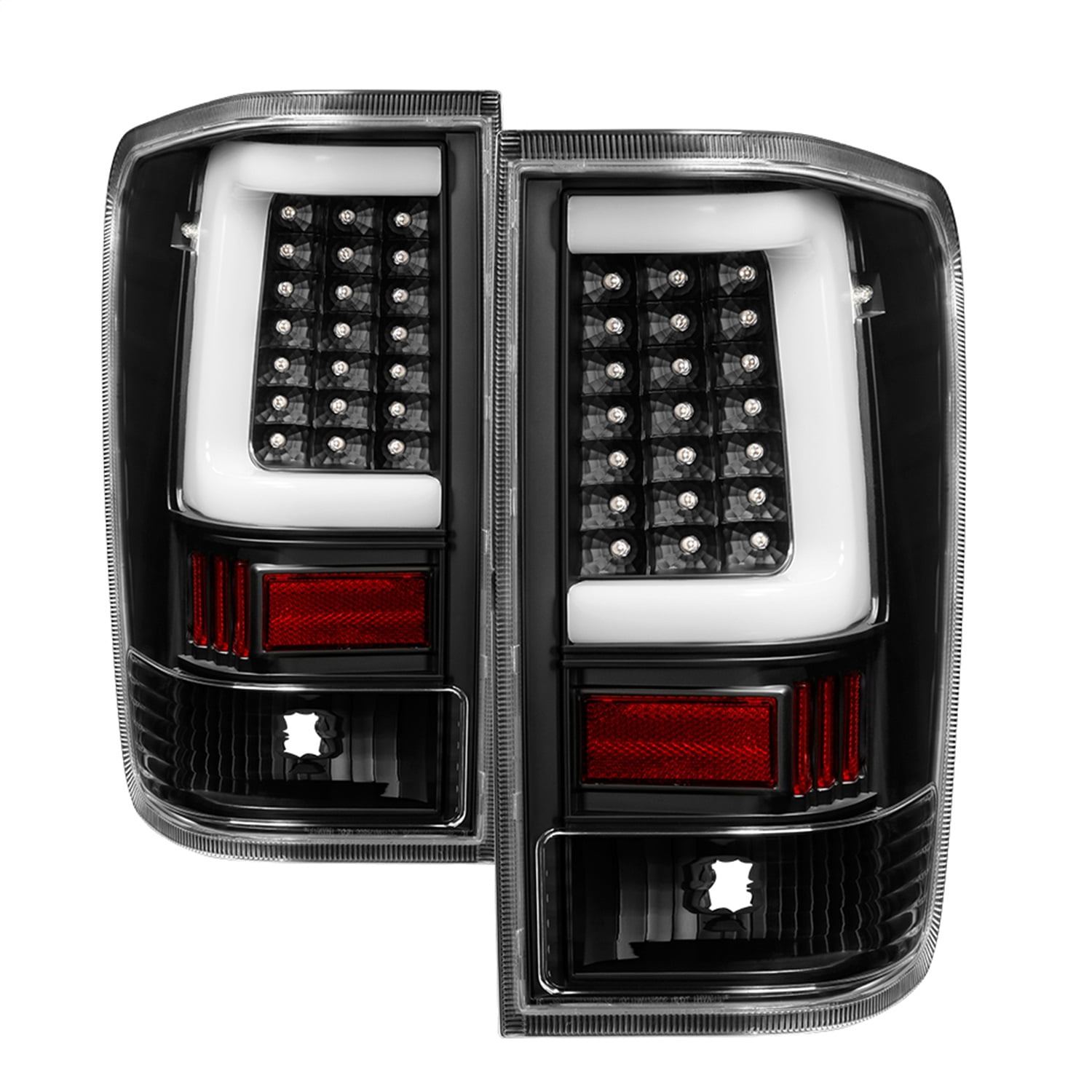 Spyder Auto 9038532 XTune Light Bar LED Tail Lights; Black; Fits select ...