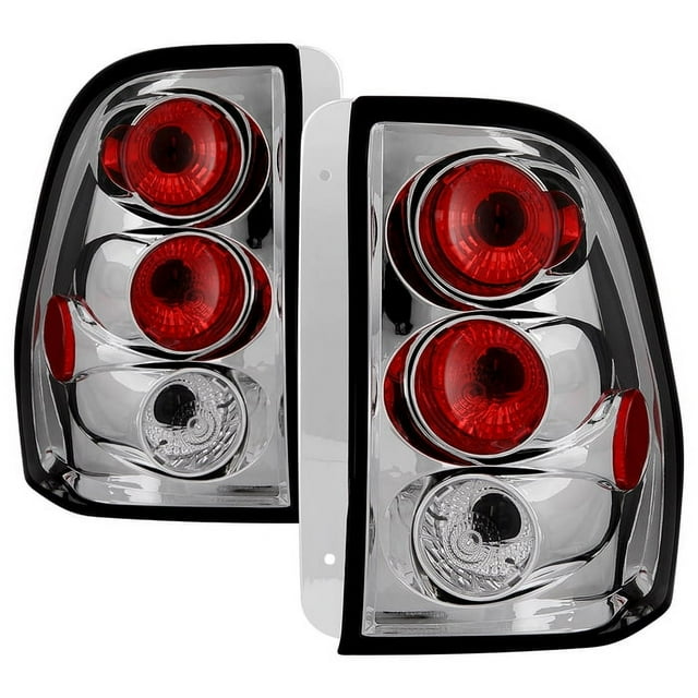 Spyder Chevy TrailBlazer 02-09 Euro Style Tail Lights - Chrome Fits ...