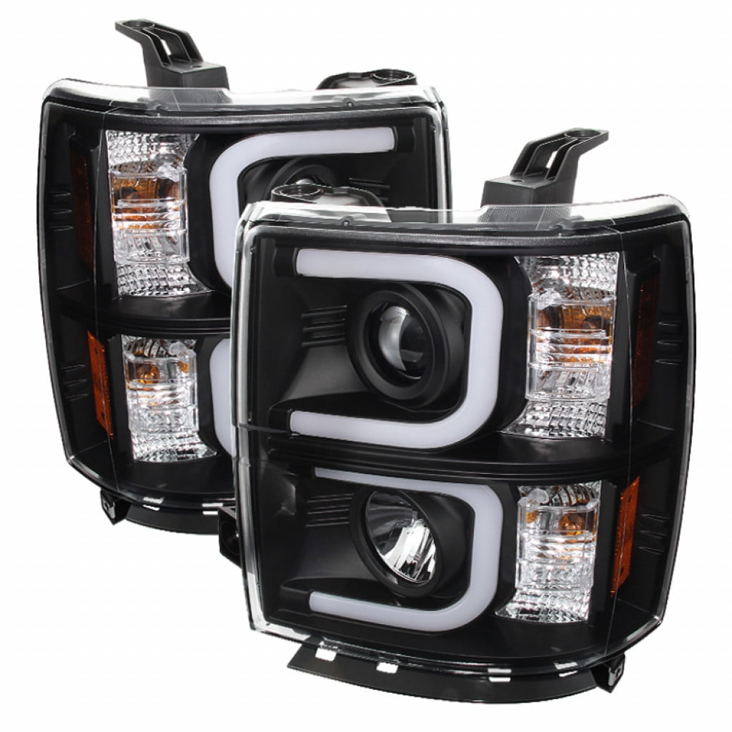 Spyder For Chevy Silverado 1500 2014 2015 Projector Headlights Pair ...