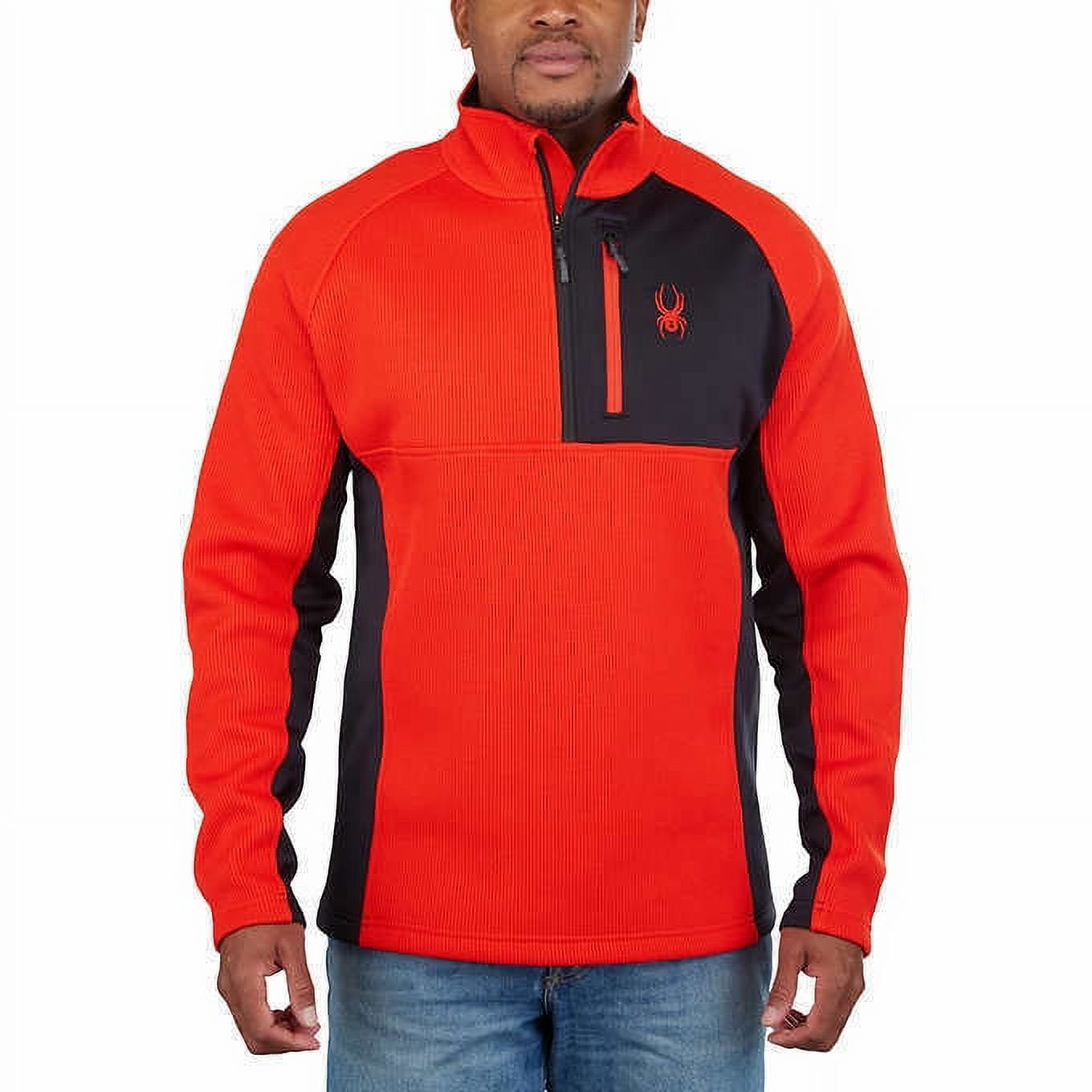 Spyder Men's Half Zip Sweater Gait Knit Pullover Jacket - Walmart.com