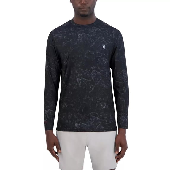 Spyder Men s Rash Guard, Breathable Fabric, Quick Dry, 50+ UPF ...