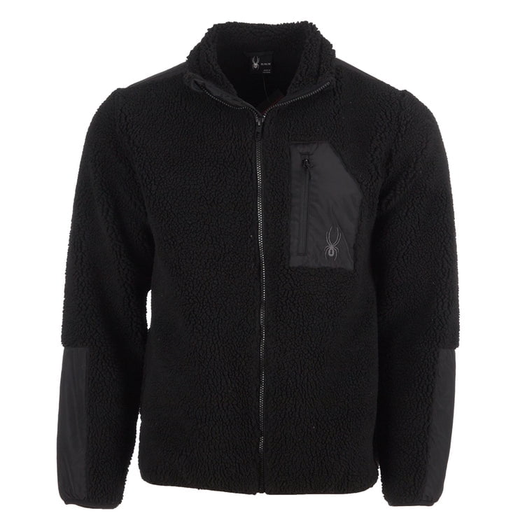 Spyder Men's Sherpa Militant Jacket Black / M - Walmart.com