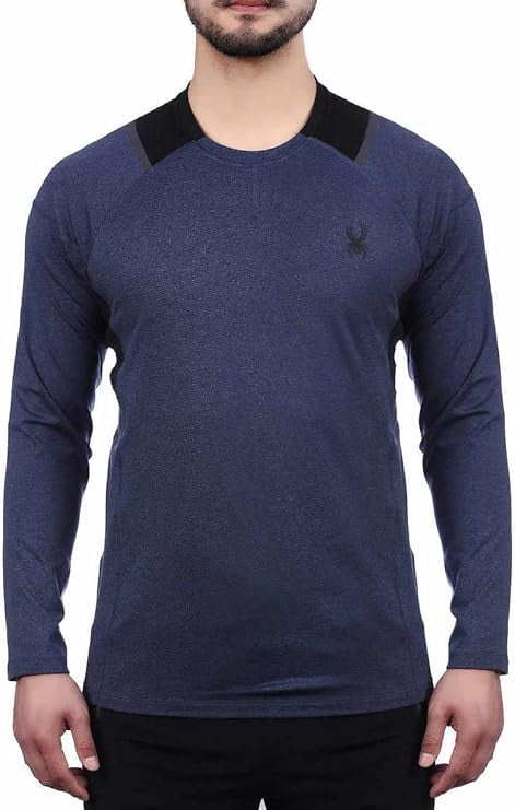 Spyder Mens Active Midweight Long Sleeve Baselayer Shirt Tee T-Shirt ...