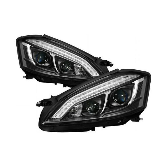 ( Spyder ) Mercedes Benz W221 S Class 07-09 Projector Headlights-Xenon ...