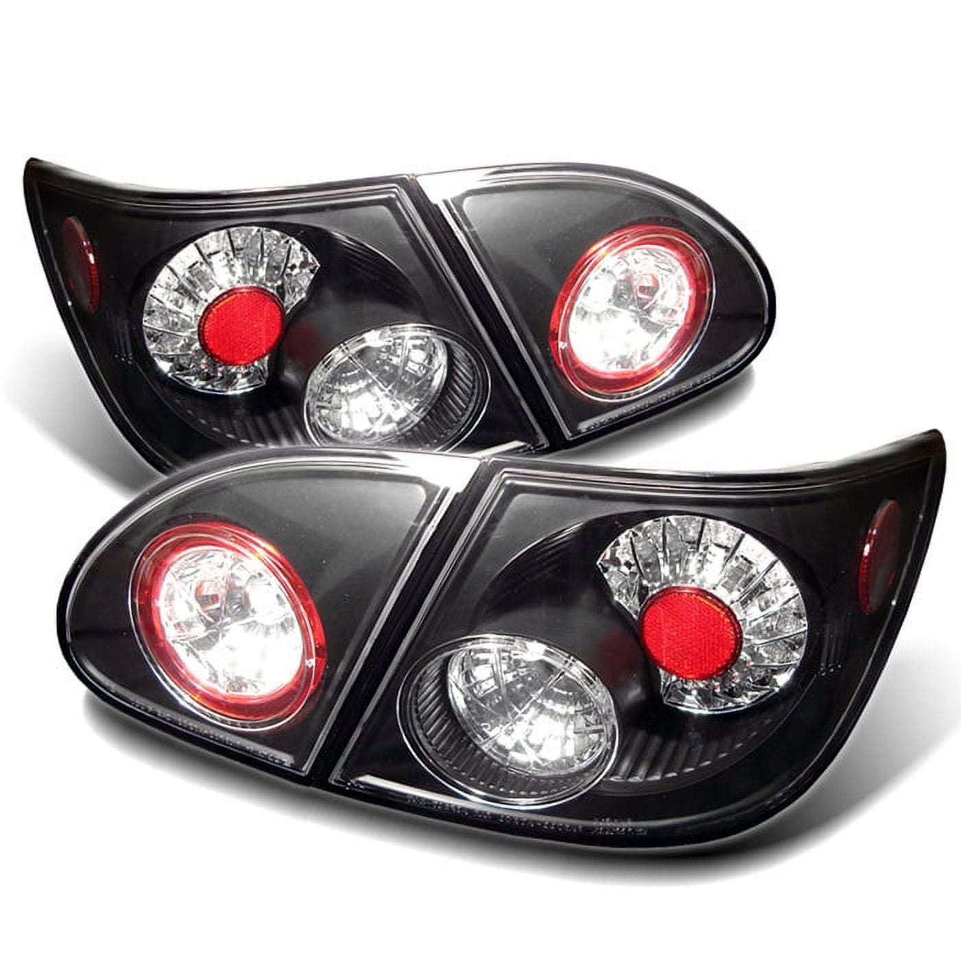Spyder Toyota Corolla 03-08 LED Tail Lights - Black - Walmart.com