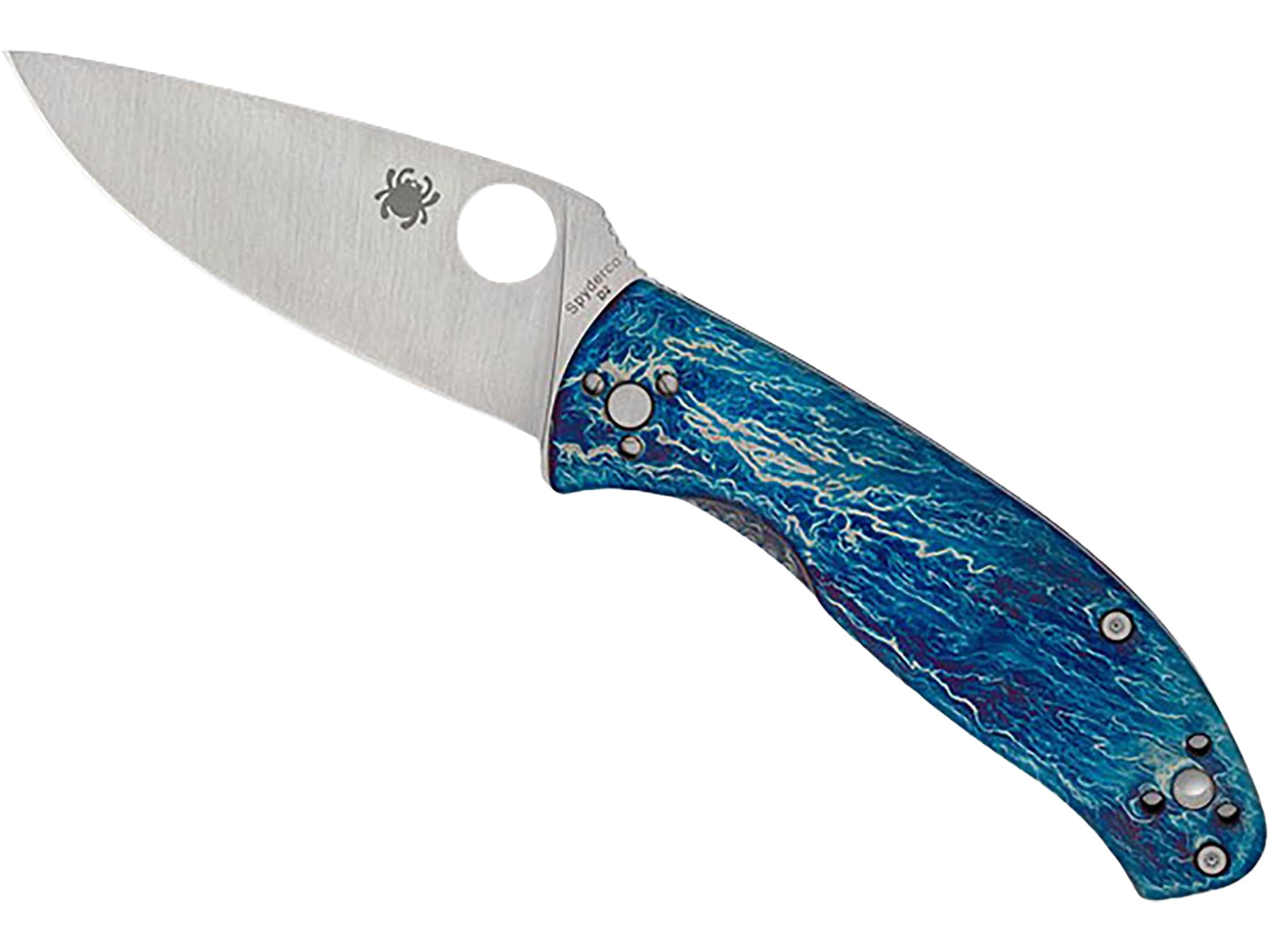 Spyderco Tenacious Pocket Knife 3.35" Clip Point D2 Satin Blade ...