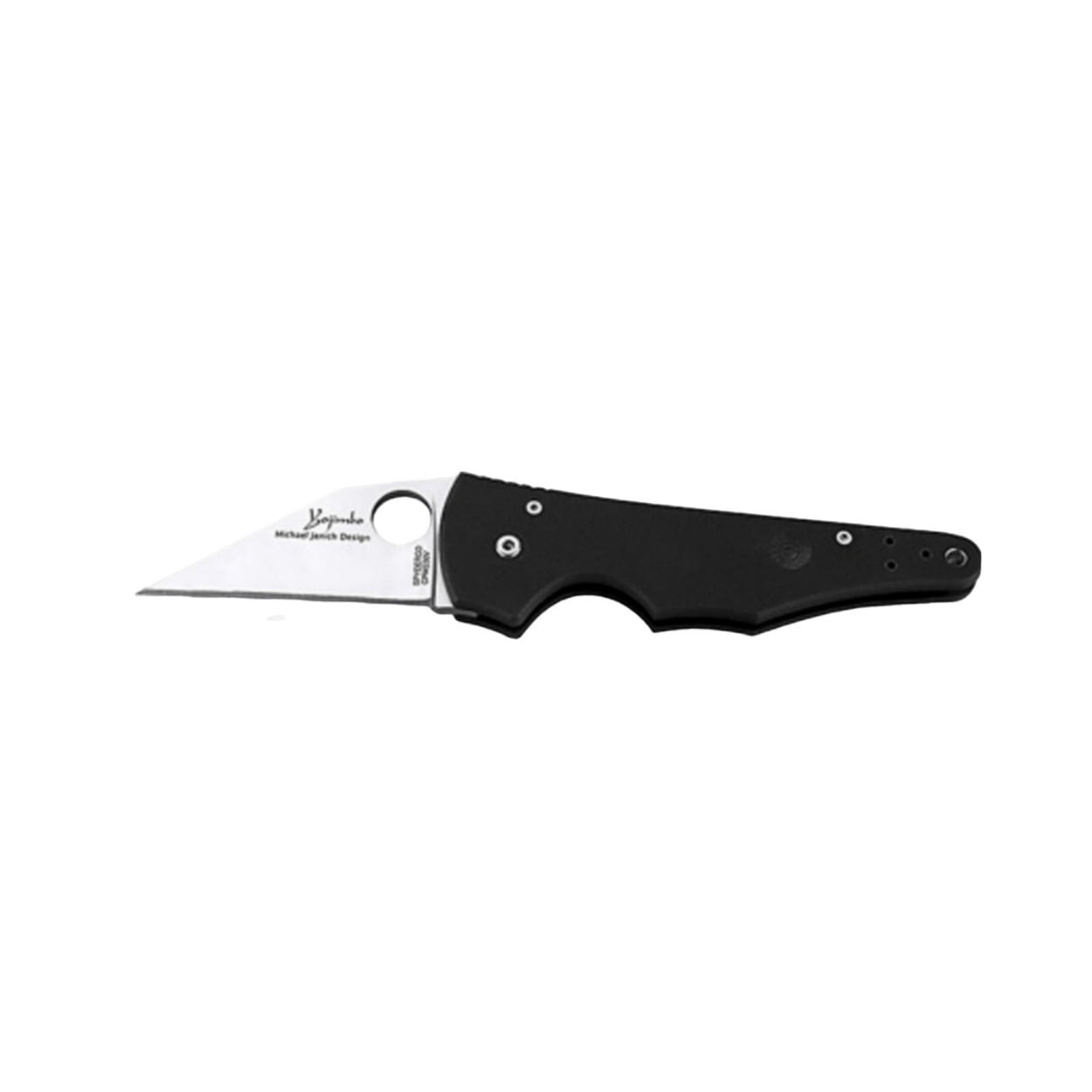 Spyderco Yojimbo 2 G-10 Plain Edge 3.125" Folding Pocket Knife, Made in ...