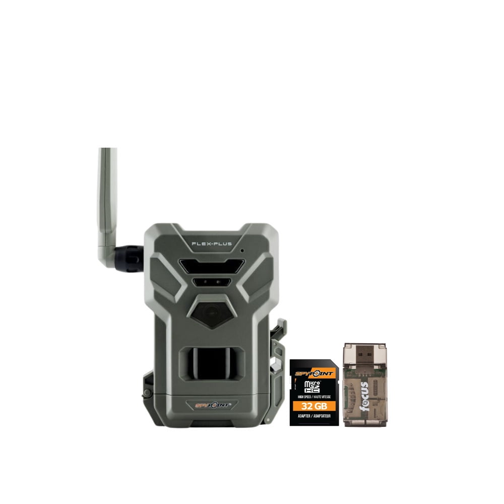 Spypoint FLEX-PLUS 36 Megapixel Cellular Trail Camera Bundle with ...