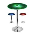 LumiSource Spyra Indoor Contemporary Light Up Adjustable Bar Table ...