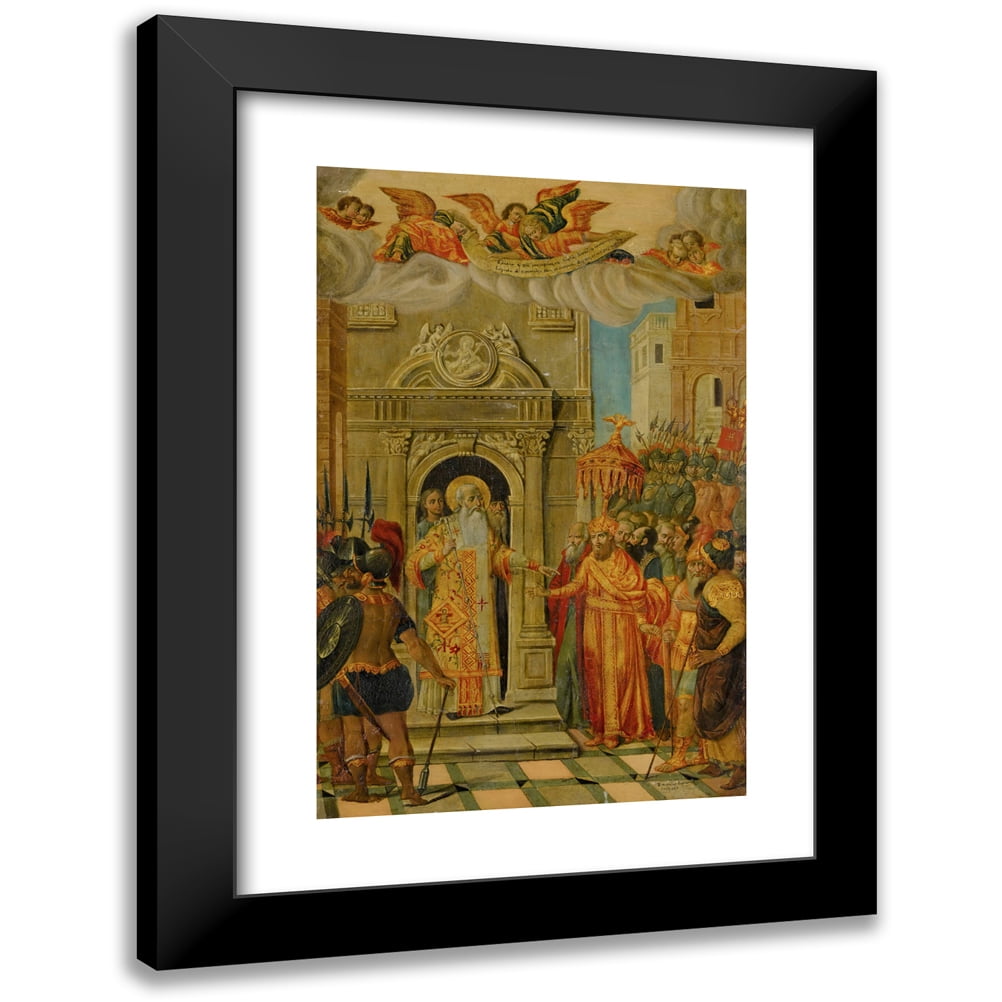 Spyridon Ventouras 11x14 Black Modern Framed Museum Art Print Titled ...