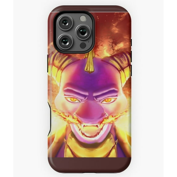 Spyro Fire Breath Attack Gaming Art Phone Case for iPhone 16 15 14 13 ...