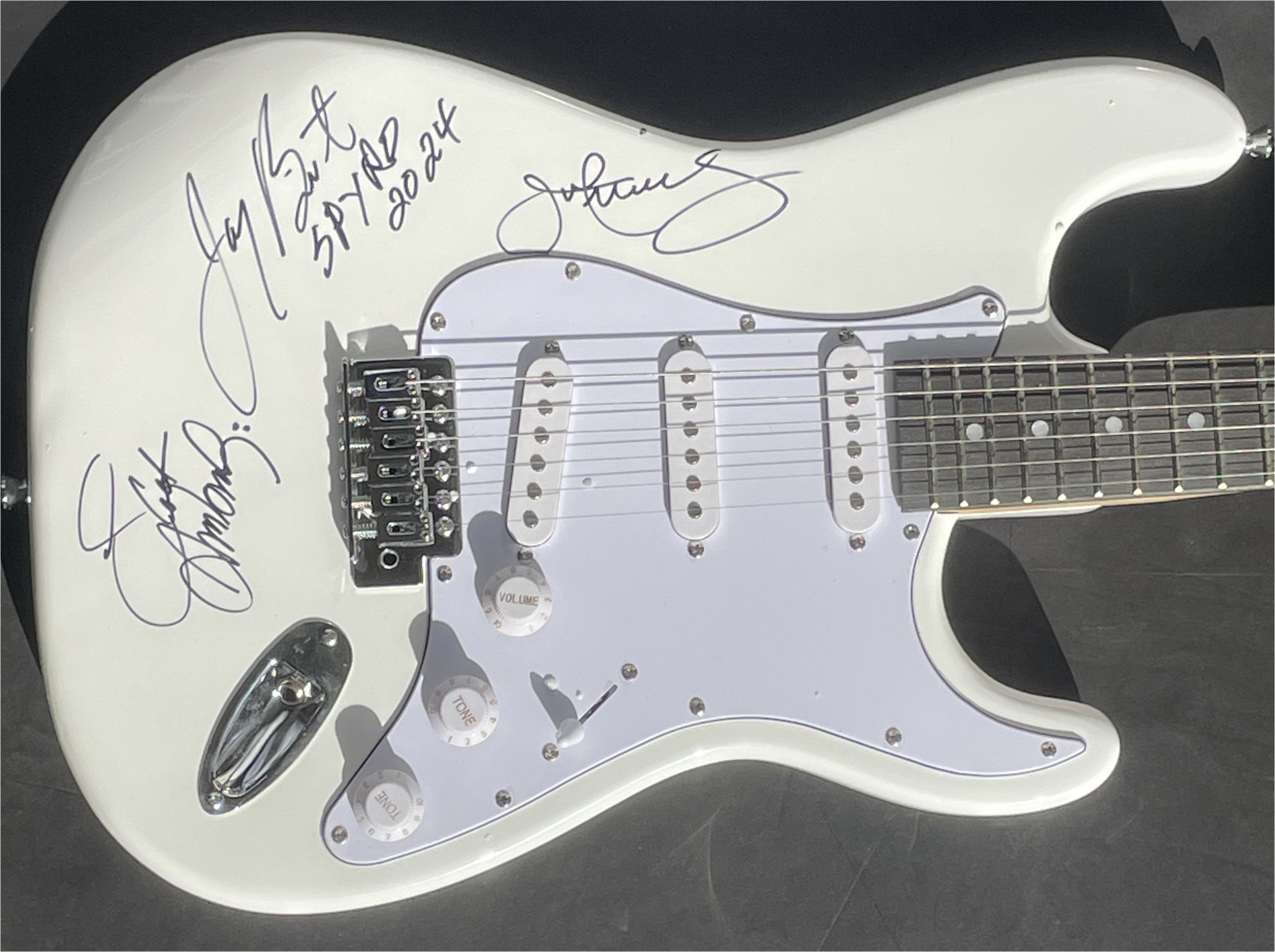 Spyro Gyra Band Signed Electric Guitar Backenstein Ambush Fernandez BAS ...