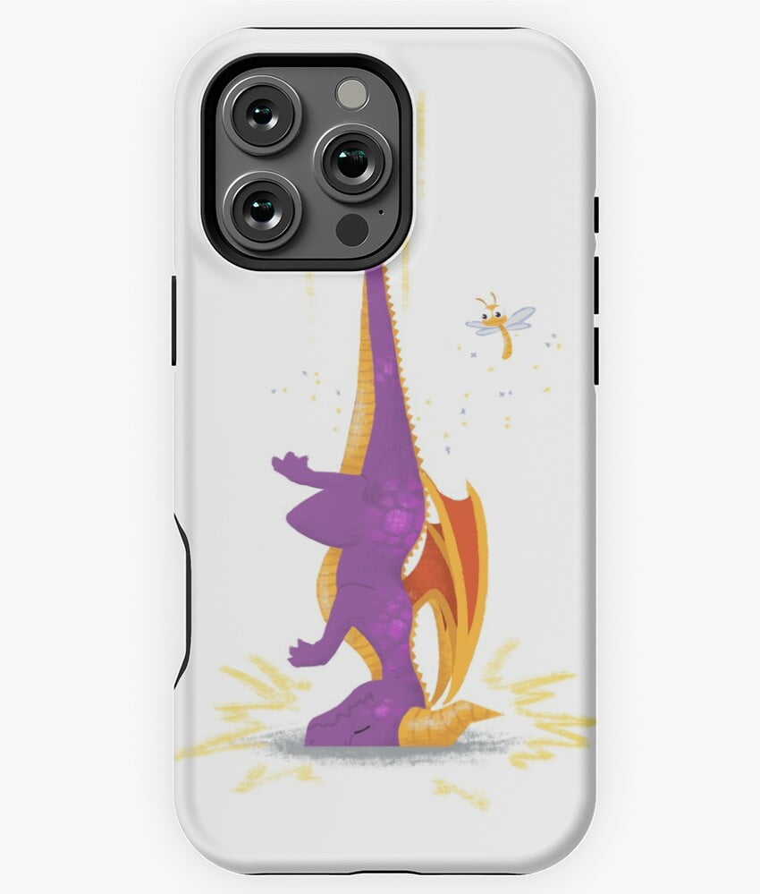 Spyro Headbash Attack Retro Gaming Phone Case for iPhone 16 15 14 13 12 ...