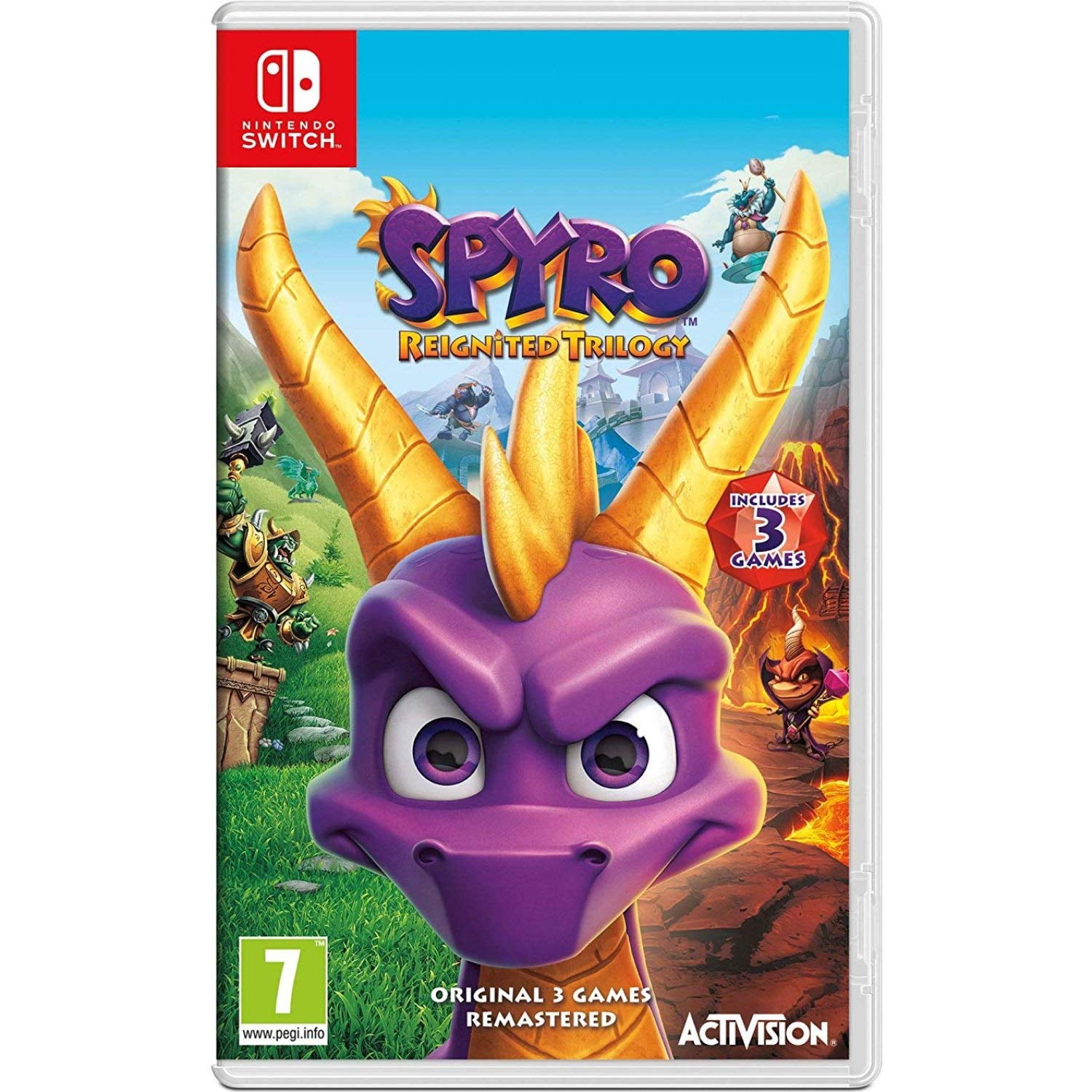 Spyro Reignited Trilogy: Remastered Nintendo Switch Game, Region-Free ...