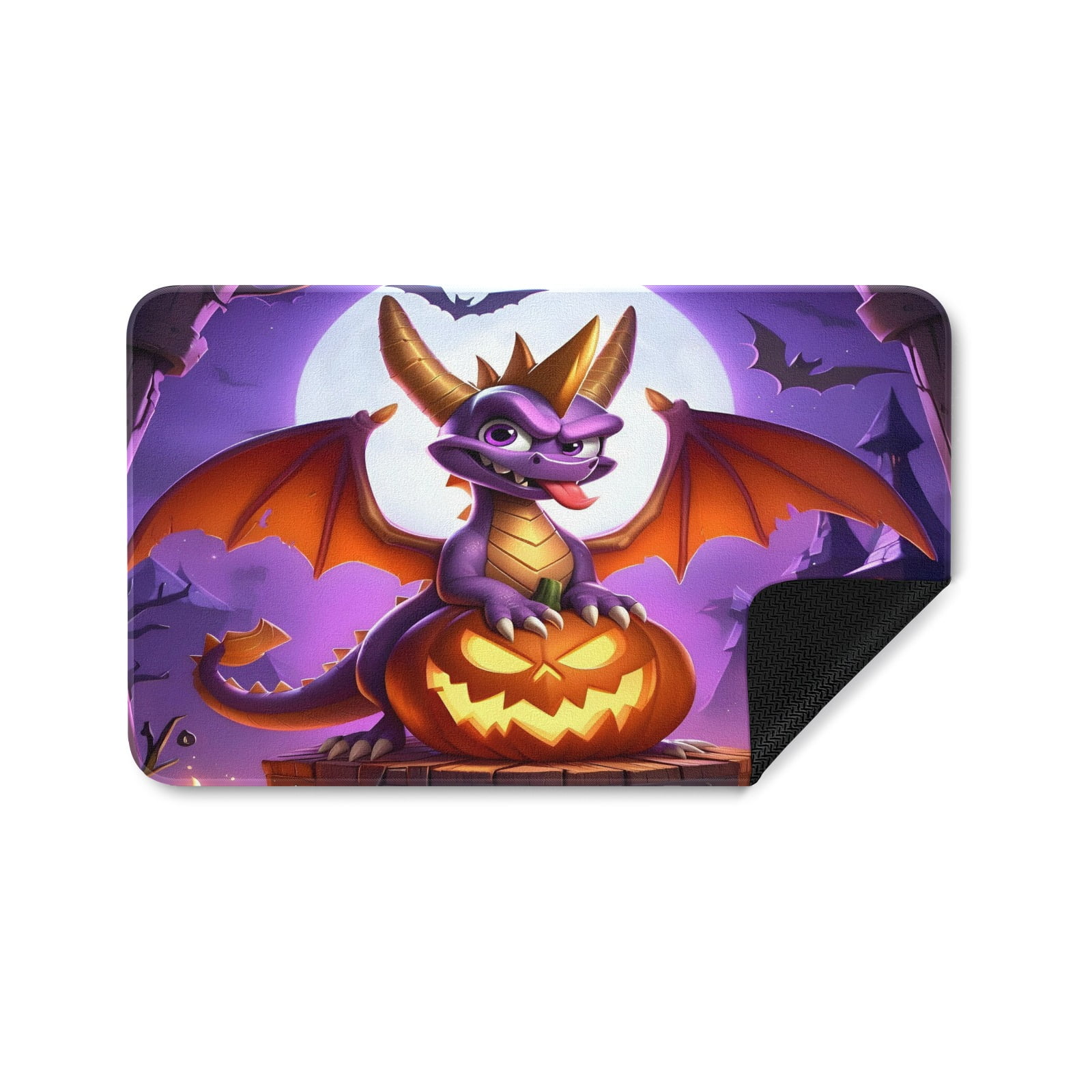 Spyro The Dragon Patterned Floor Mat Is Durable And Easy To Clean ...
