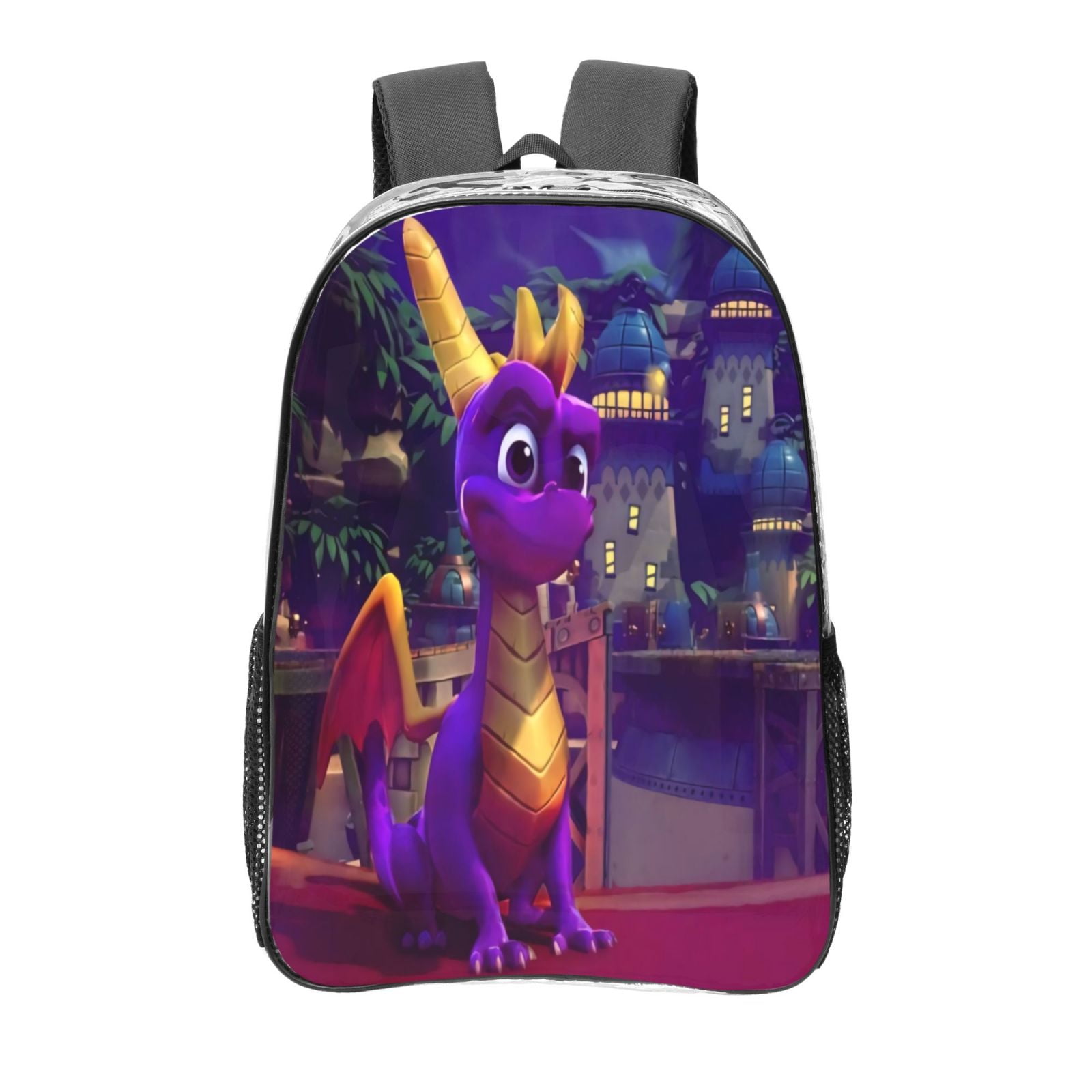 Spyro The Dragon Transparent Backpack Fashion Travel Backpack Laptop ...