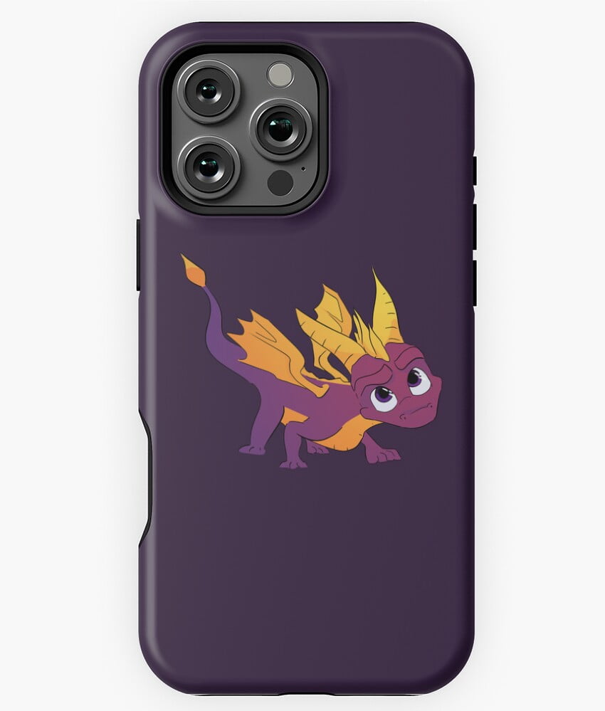 Spyro Video Game Purple Dragon Art Phone Case for iPhone 16 15 14 13 12 ...