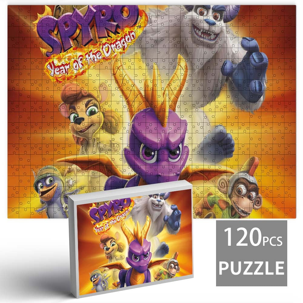 Spyro the Dragon Puzzles for Adults 120 Pieces Game Teens Jigsaw ...